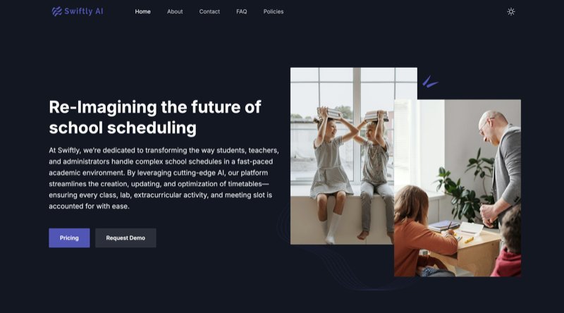 Swiftly Scheduled - Smart Scheduling for Schools